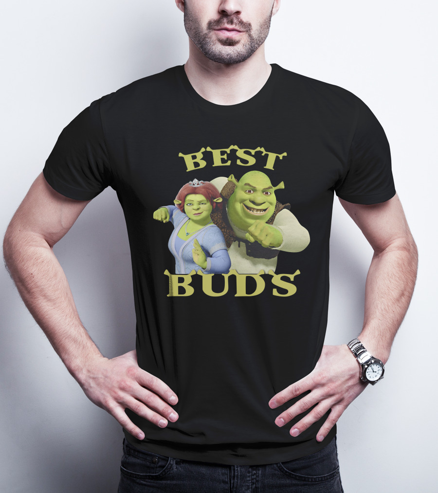 Shrek And Fiona Best Buds Duo T-Shirt