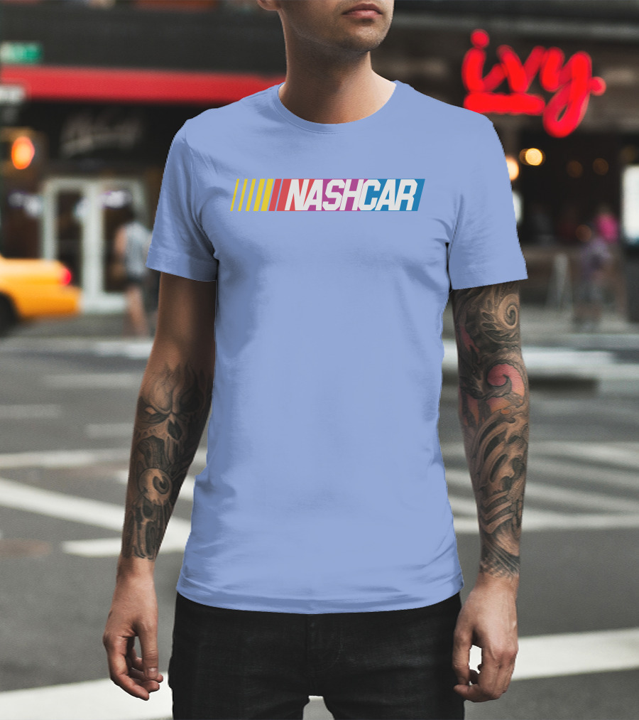 Wobovan Mitchell Nashcar Racing Strip T-Shirt
