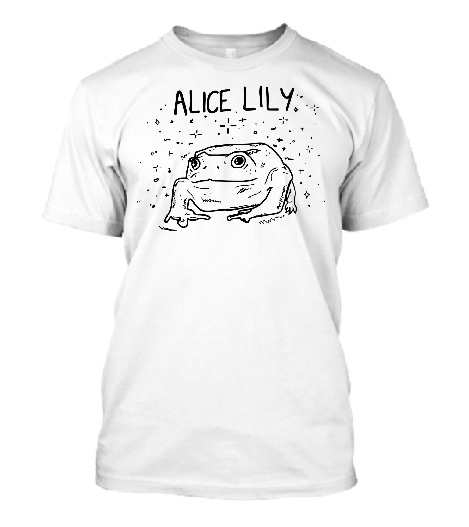 Alice Lily Frog Illustration James Marriott T-Shirt