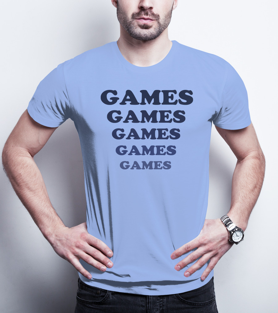 Letterboxd Games Games Games Games Games T-Shirt