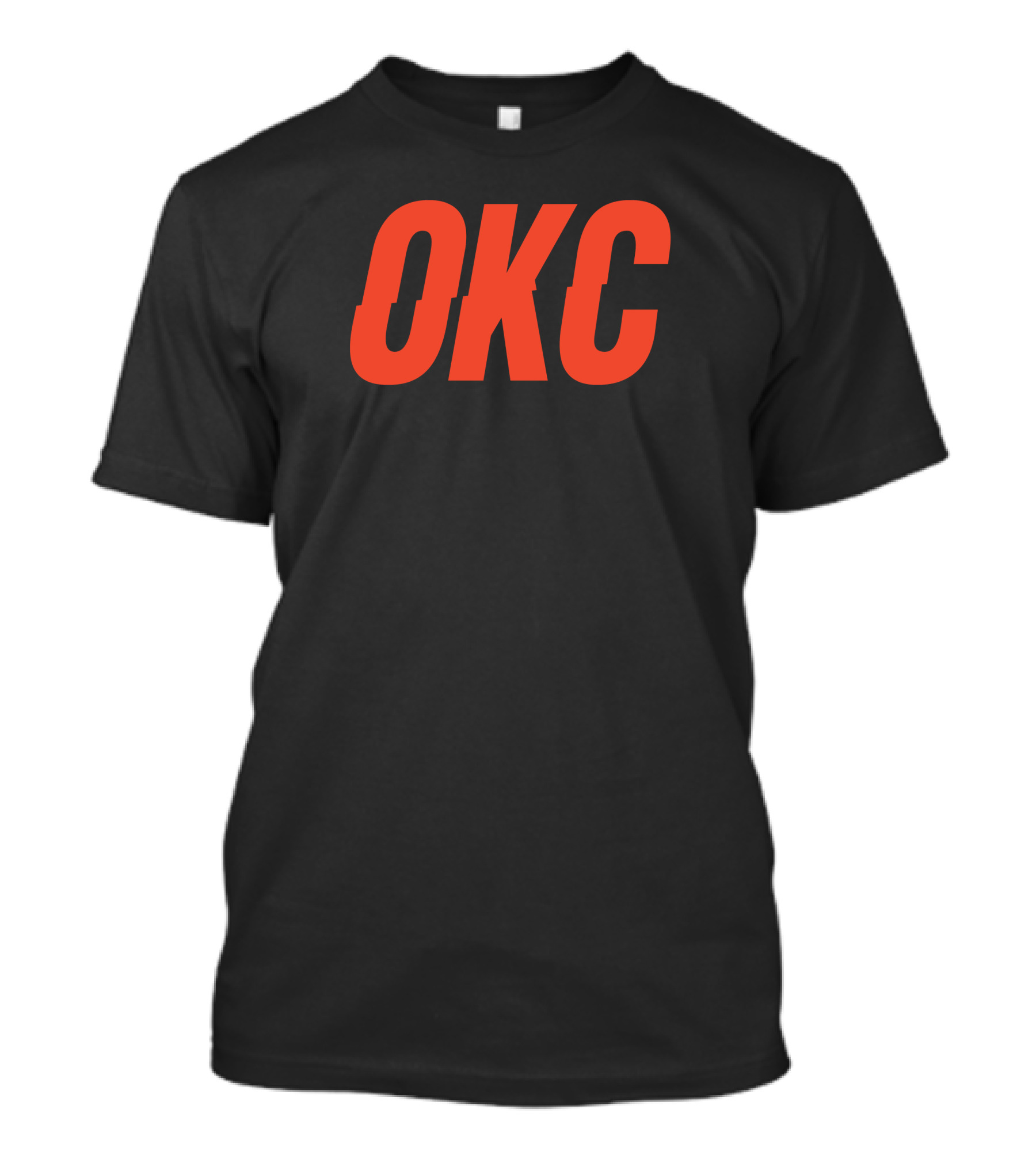 Mark Daigneault OKC Bold Orange Lettering T-Shirt