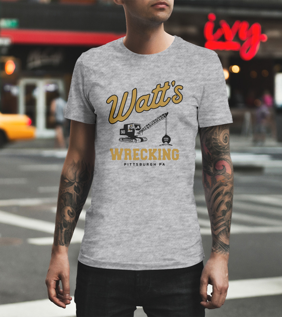 Watt's Wrecking 90 Steel City Pittsburgh PA T-Shirt