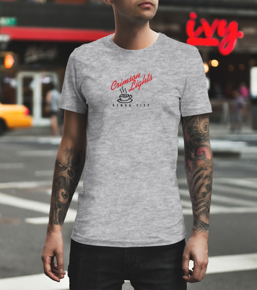 Crimson Lights Coffee Cup Genoa City T-Shirt