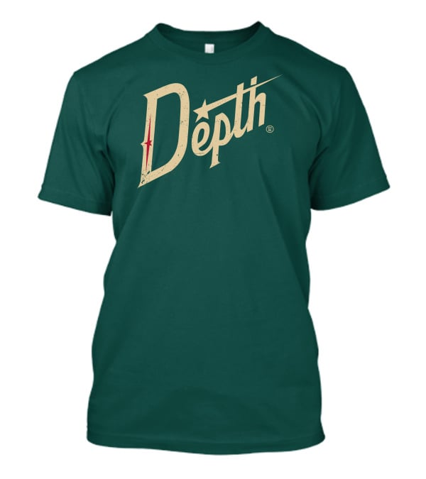 Depth Parody Vintage Style Text With Star Accent T-Shirt