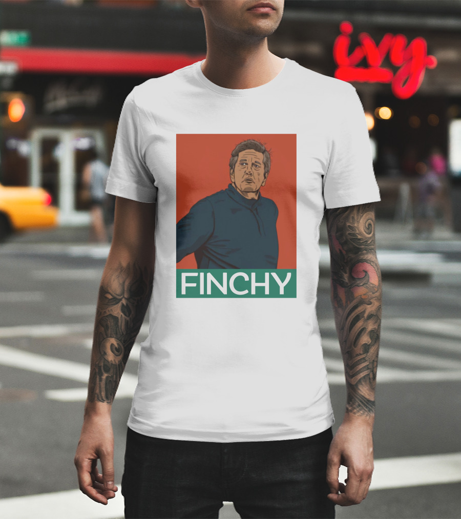 Kat Wearing Finchy Graphs Merch T-Shirt