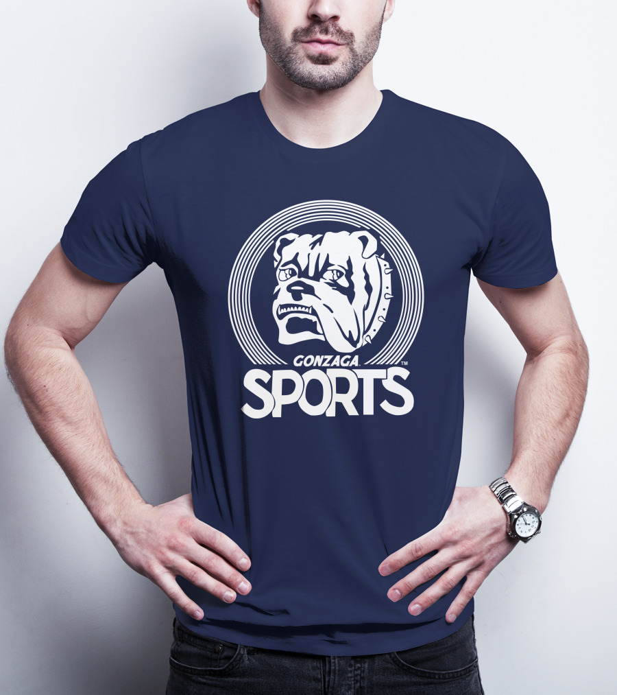 Homefiel Vintage Gonzaga Sports Bulldog T-Shirt