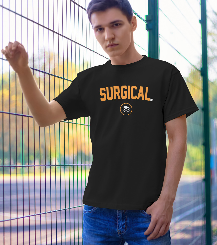 Trent Attyah Surgical Black Circular Emblem T-Shirt