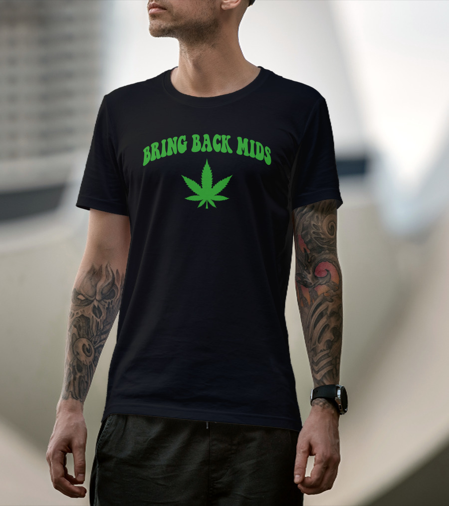 Feeno Bring Back Mids Marijuana Leaf T-Shirt