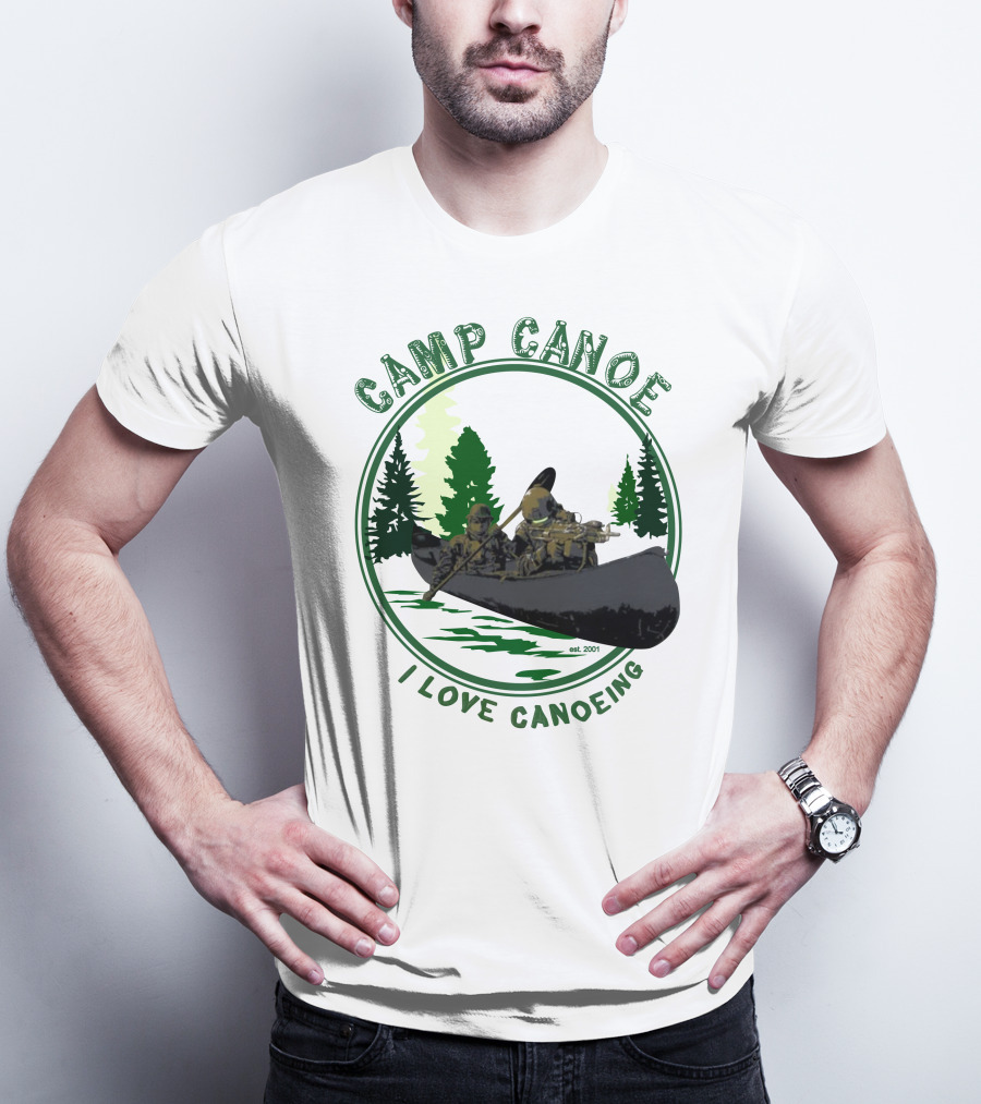 Camp Canoe I Love Canoeing Est. 2001 T-Shirt