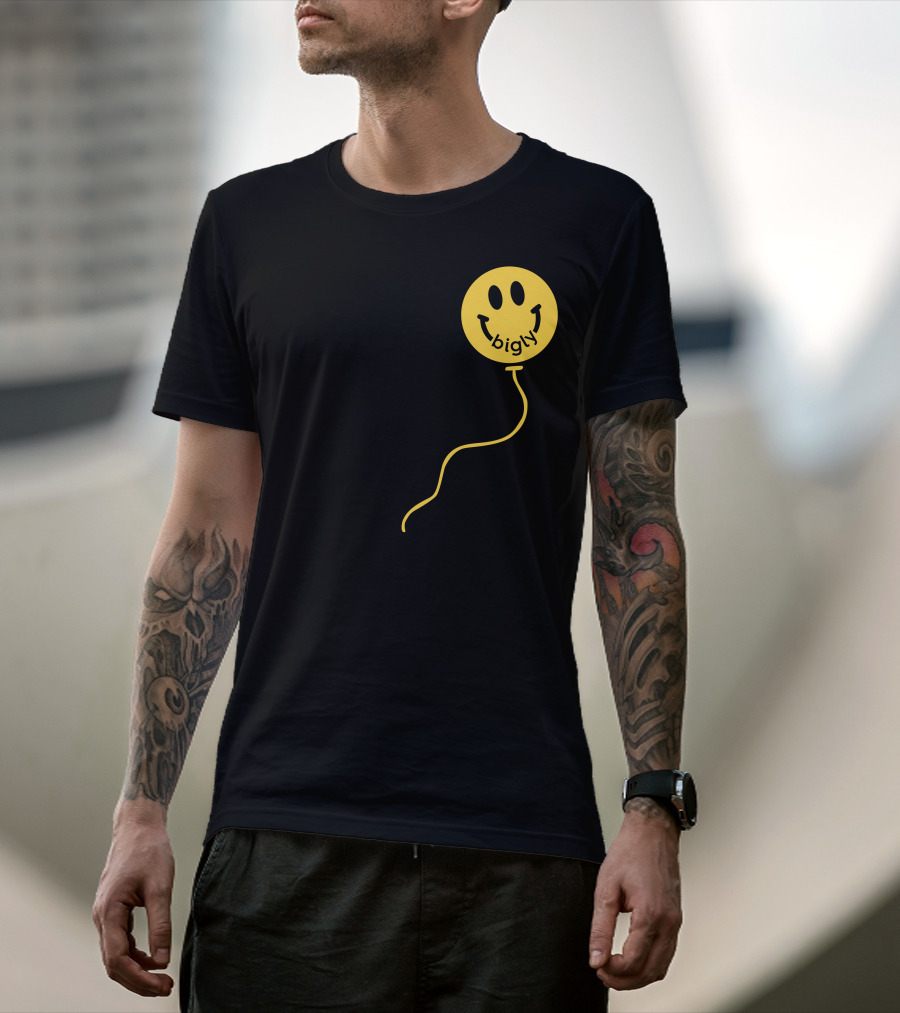 Bigly Smiley Face Balloon T-Shirt