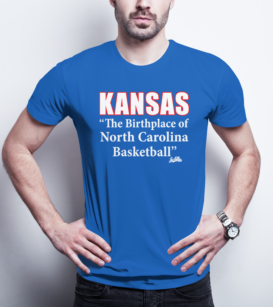 Kansas The Birthplace Of North Carolina Basketball T-Shirt