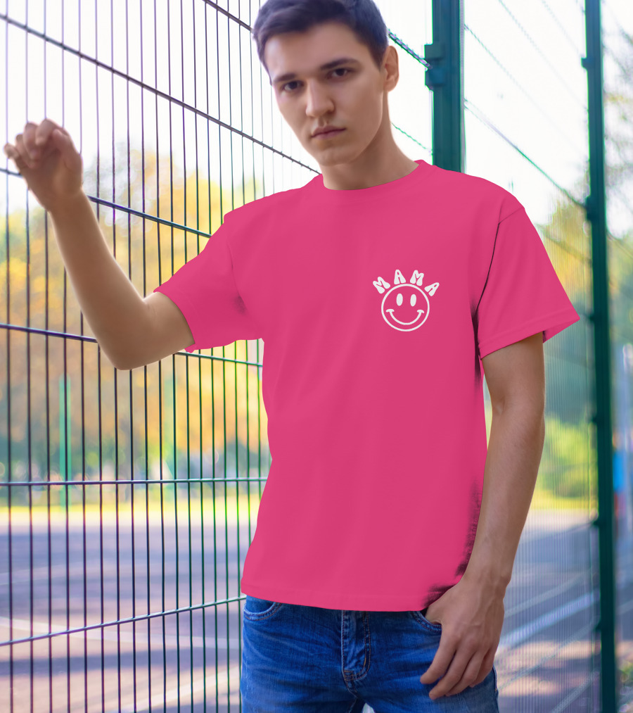 Mama Smiley Face If Your Kid Tries To Bully Mine T-Shirt