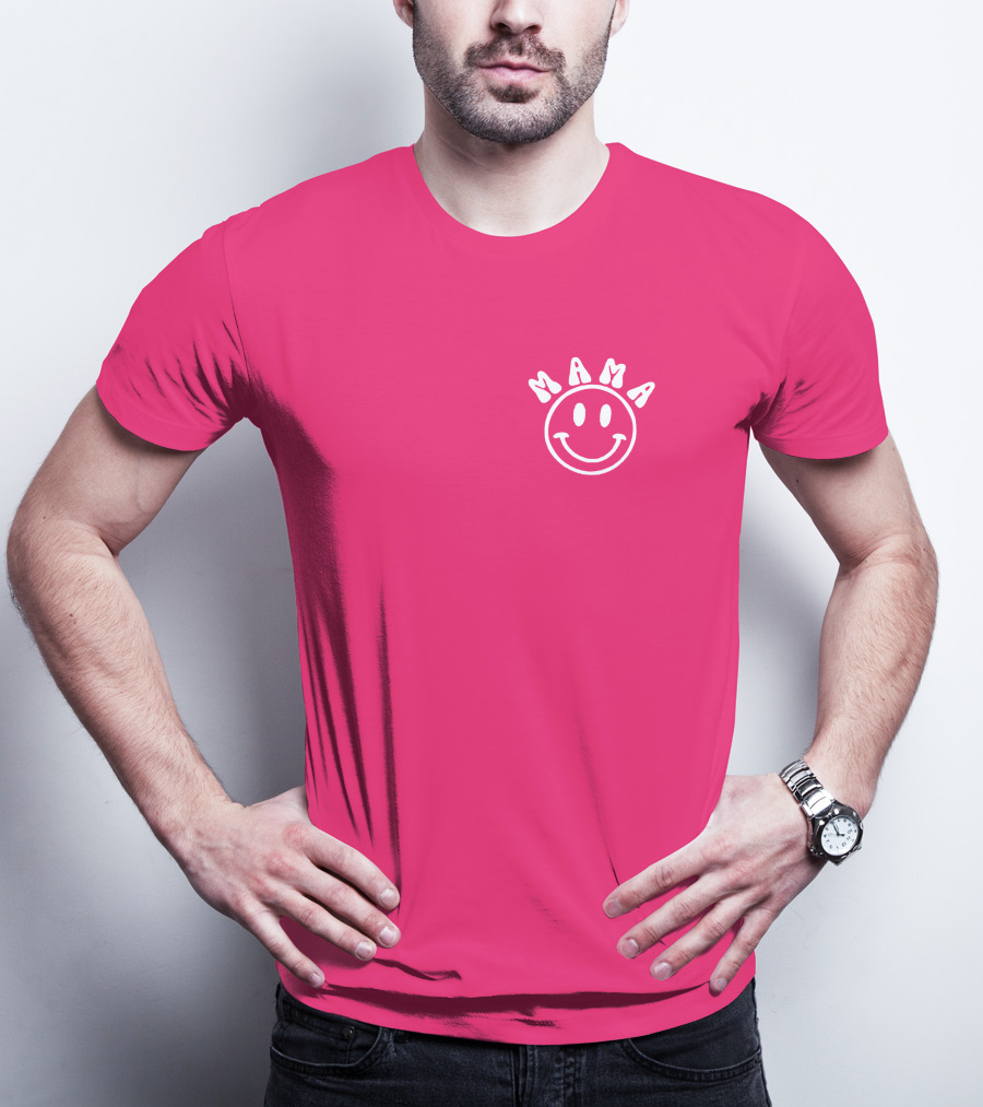 Mama Smiley Face If Your Kid Tries To Bully Mine T-Shirt