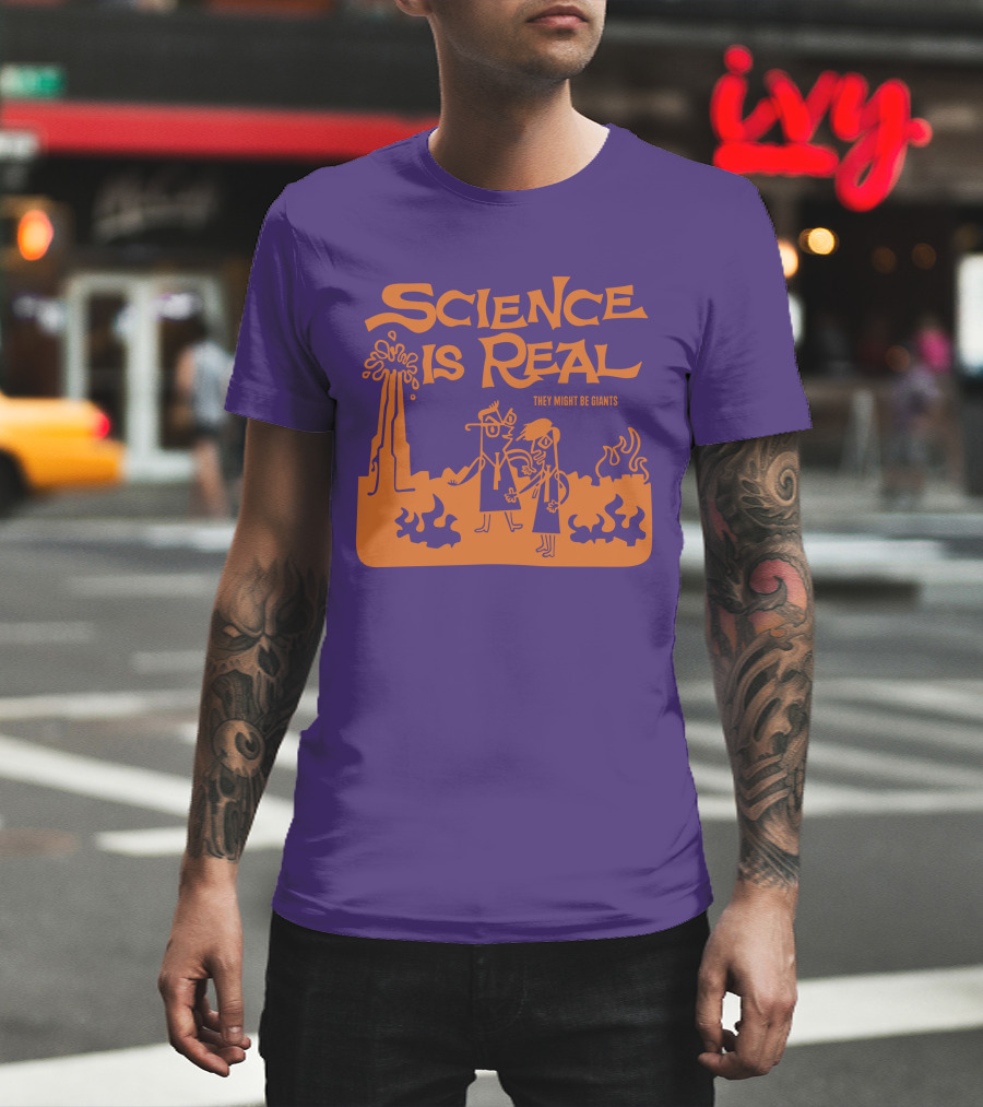 Science Is Real They Might Be Giants T-Shirt