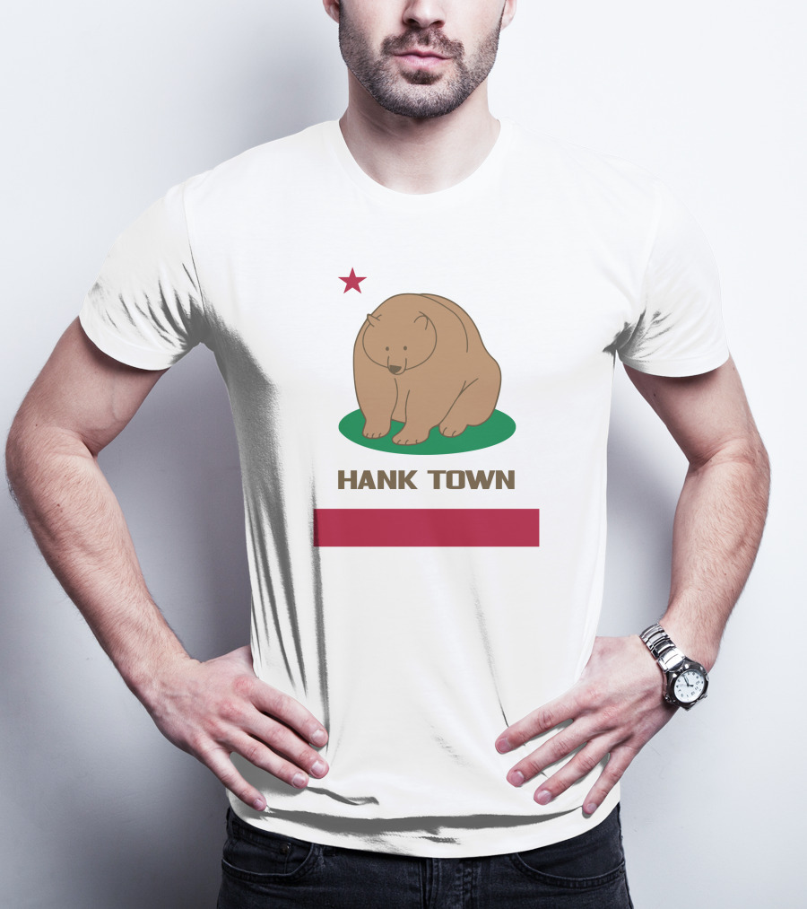 Bimbo Hank The Tank Bear Hank Town Star T-Shirt