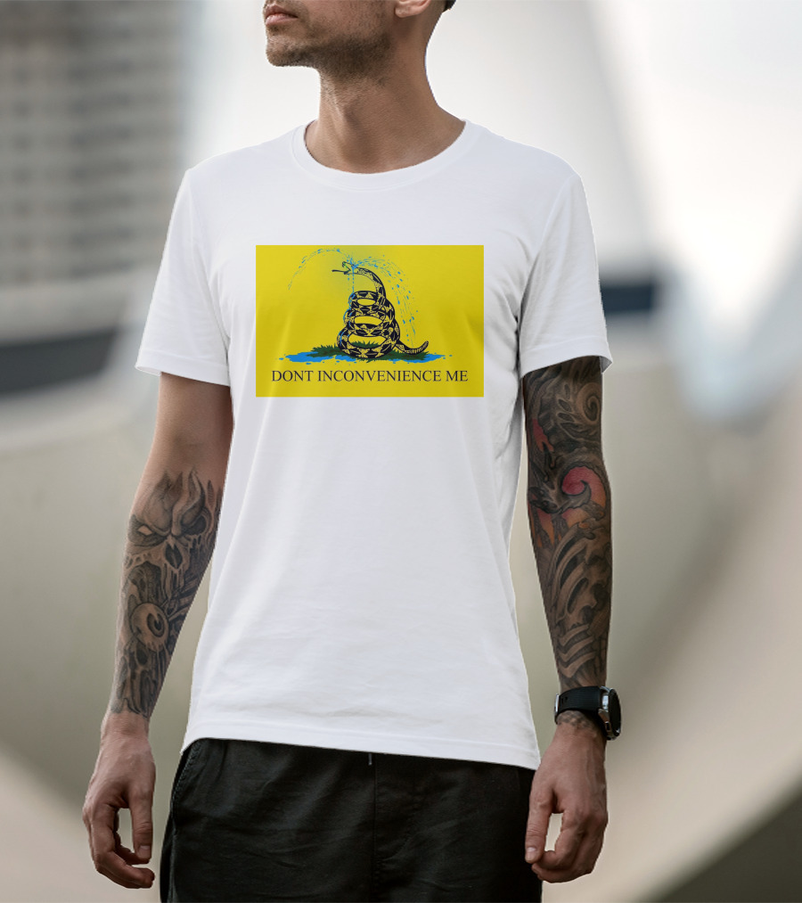 Jojofromjerz Don't Inconvenience Me Gadsden Flag T-Shirt