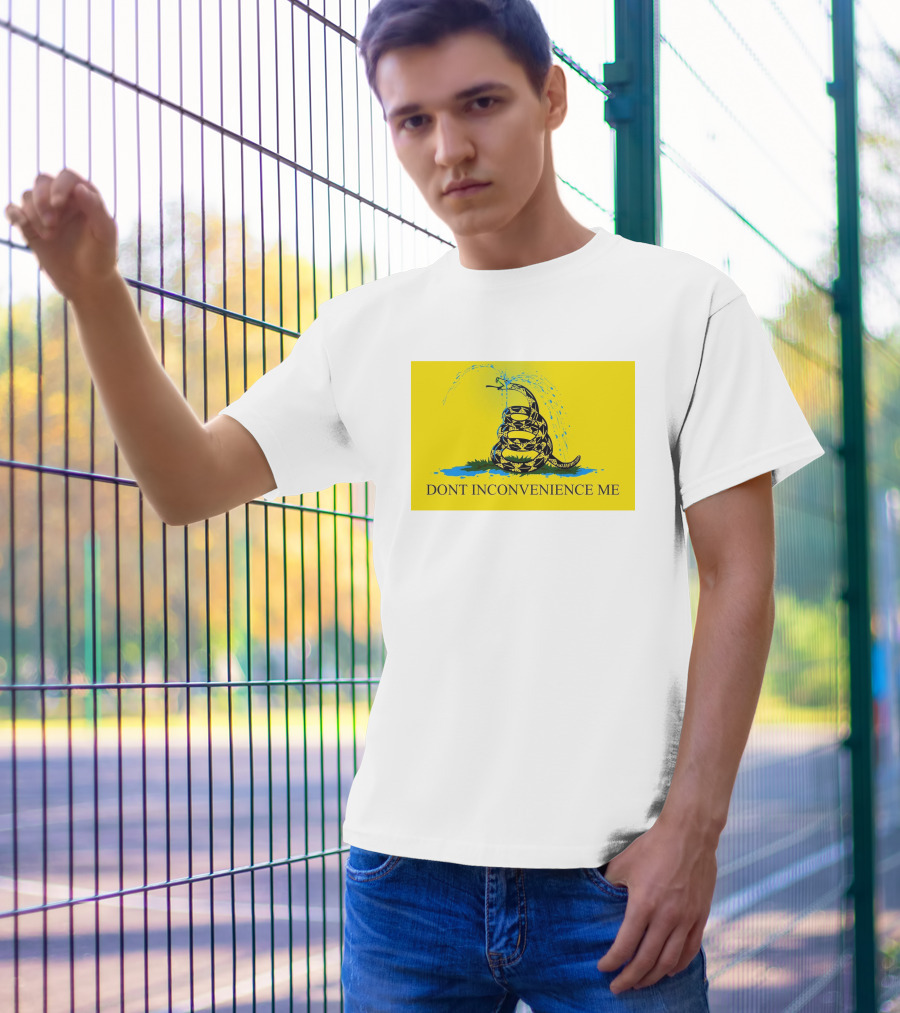 Jojofromjerz Don't Inconvenience Me Gadsden Flag T-Shirt