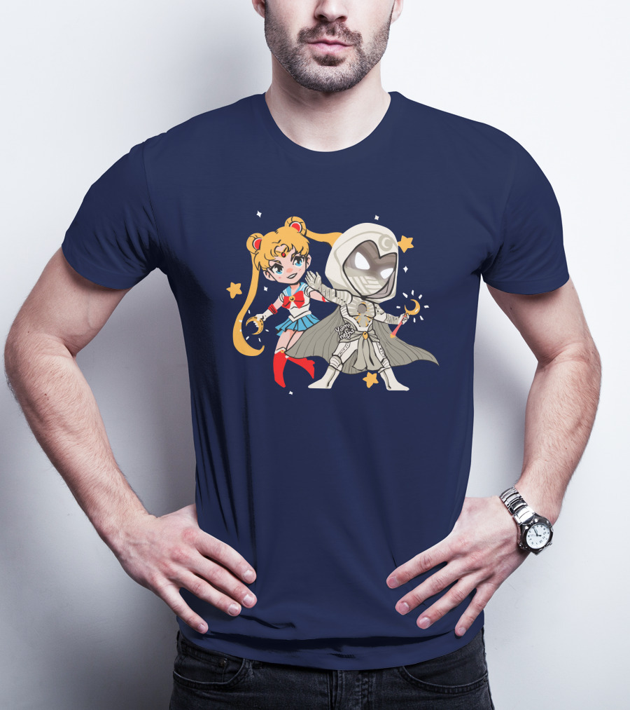 Gabi Sailor Moon Knight Yamineftis Crossover Fusion T-Shirt