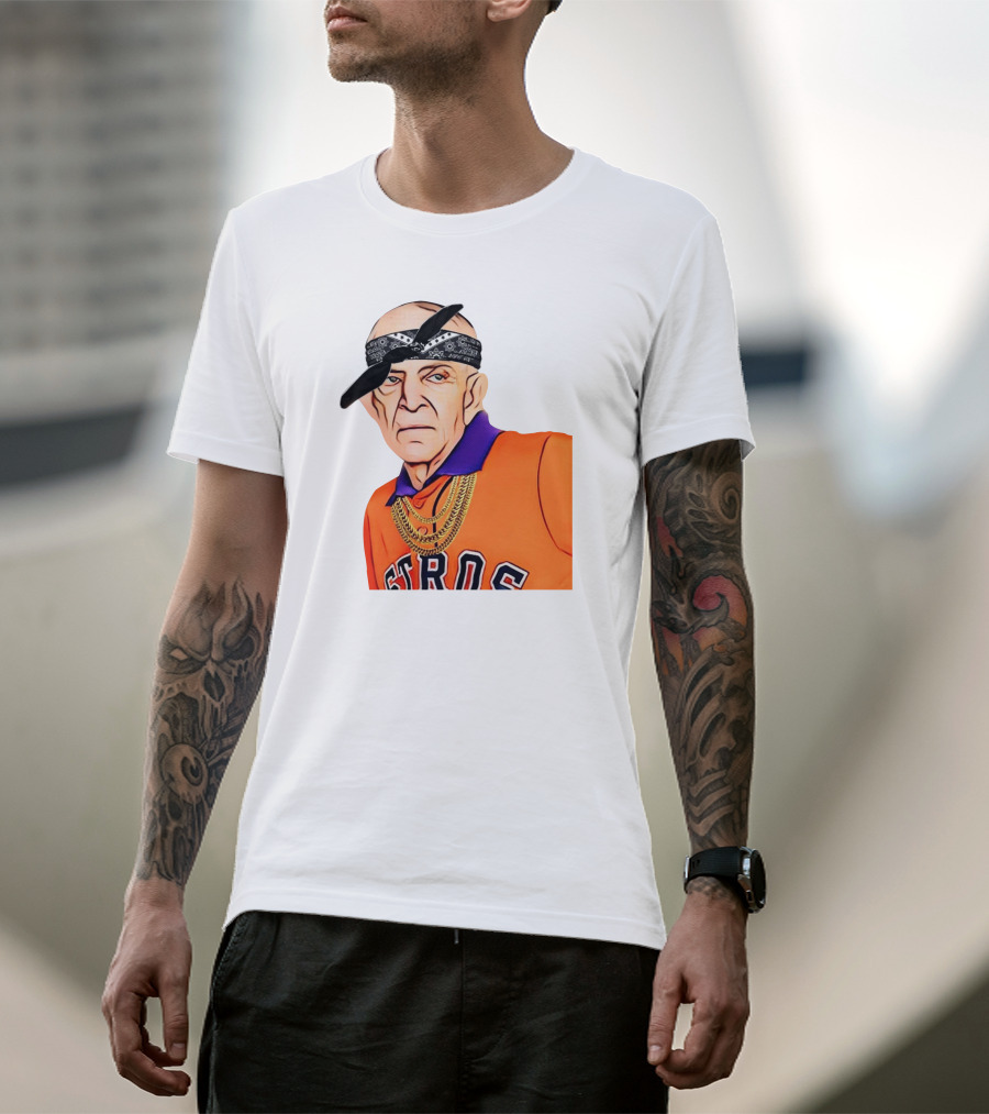 Mattress Mack Astros Bandana Chains T-Shirt