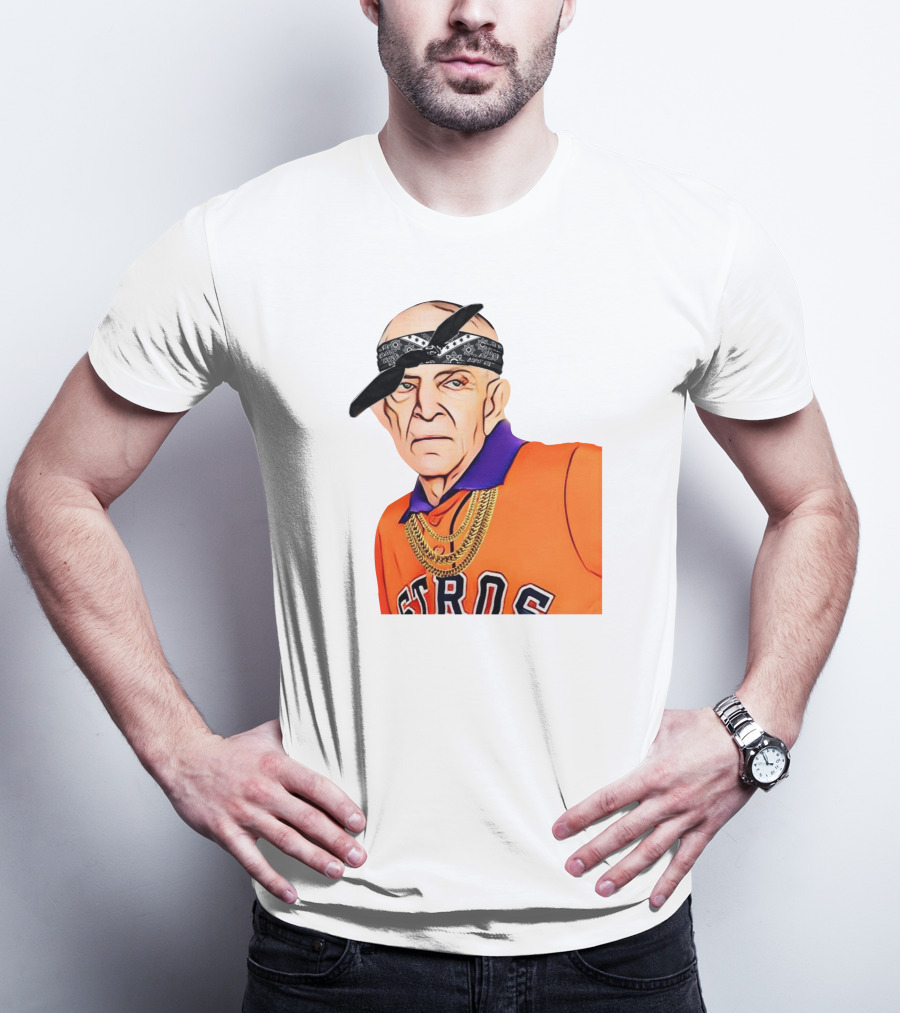 Mattress Mack Astros Bandana Chains T-Shirt