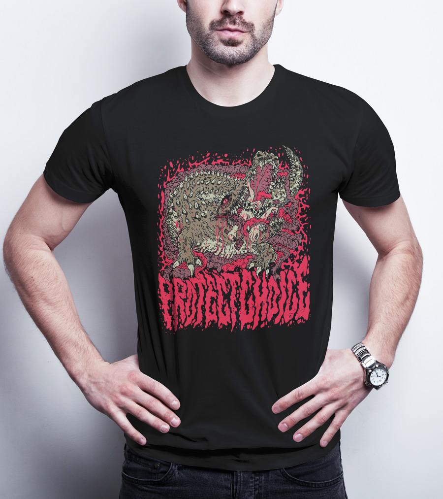 Protect Choice Fierce Gator Attack Scene T-Shirt
