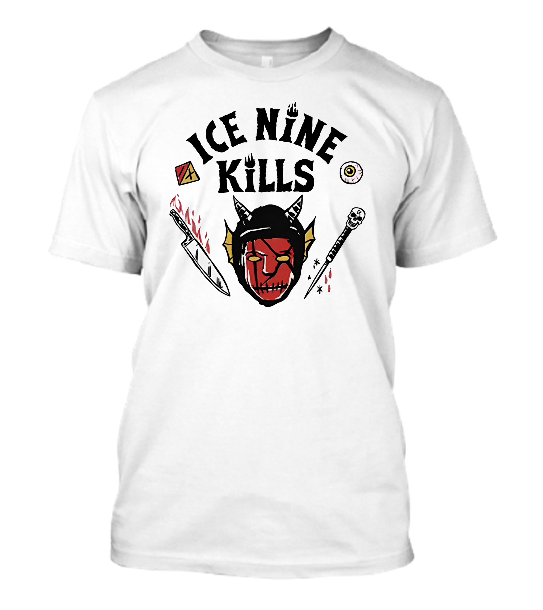 Ice Nine Kills Horror Mask Knife Skull Blood Demon T-Shirt