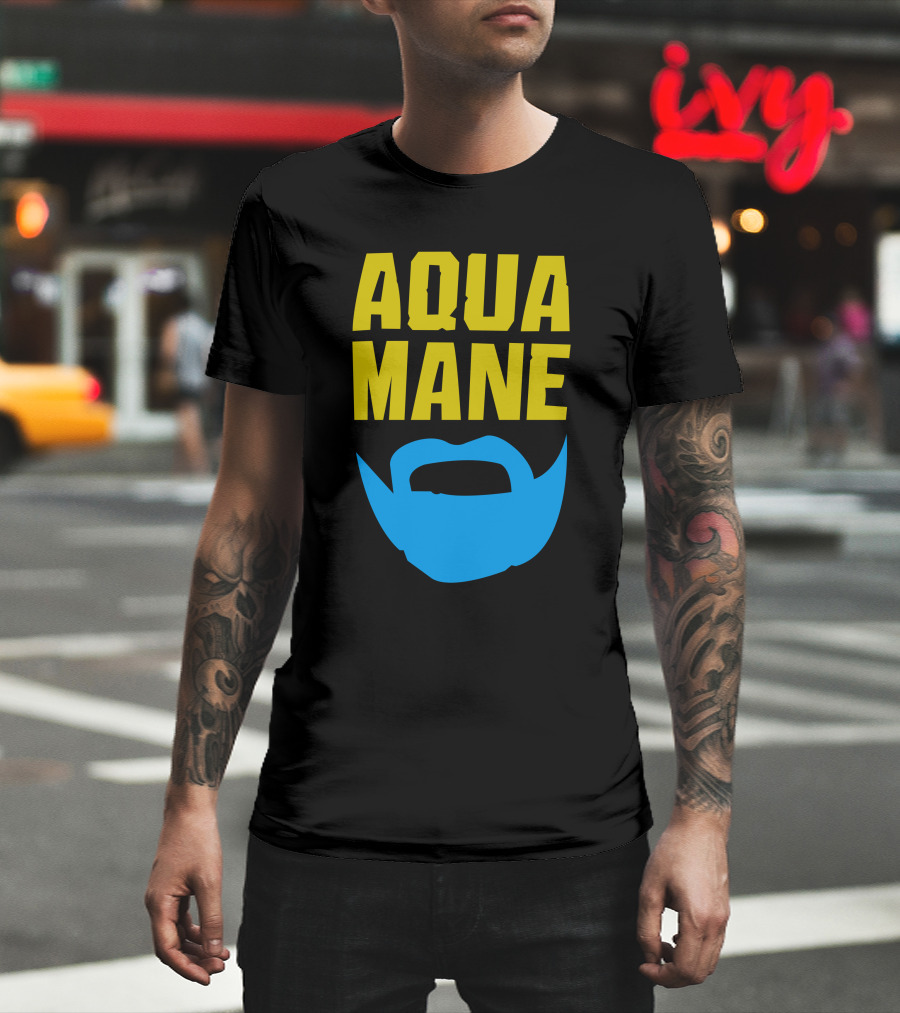 Memphis Grizzlies Aqua Mane Beard T-Shirt