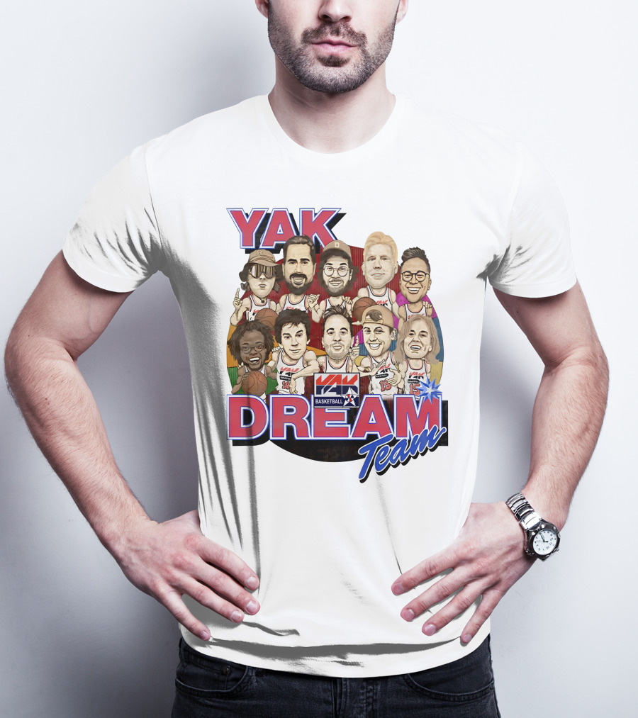Yak Dream Team Basketball Van Fan T-Shirt