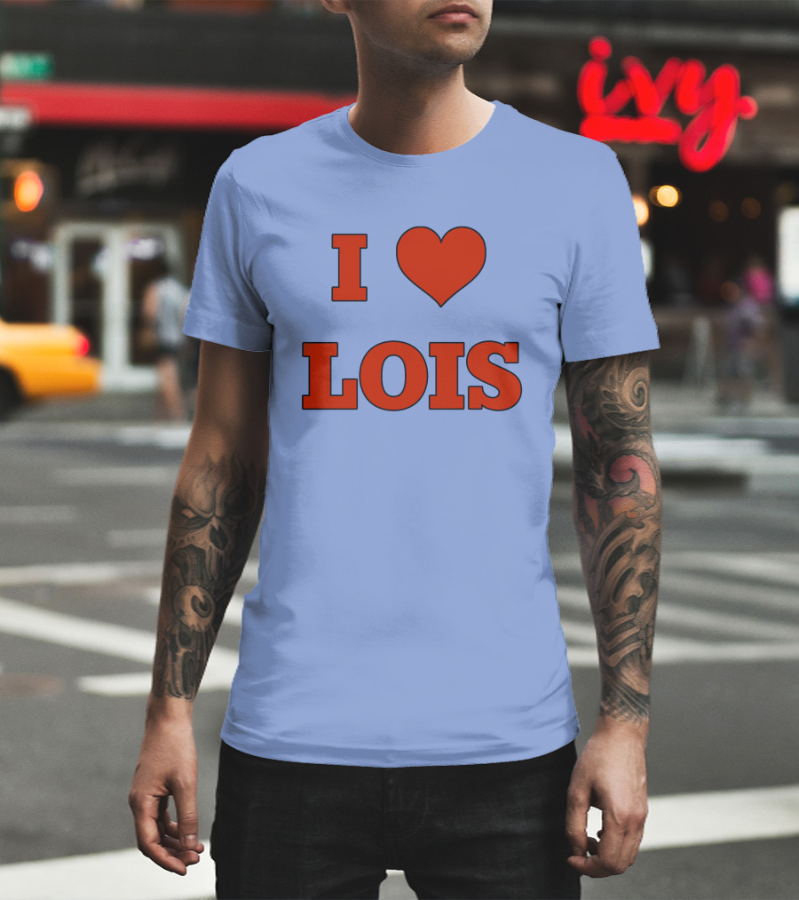 Peter Griffin I Love Lois Heart T-Shirt