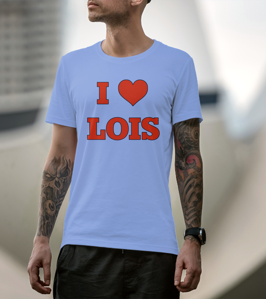 Peter Griffin I Love Lois Heart T-Shirt