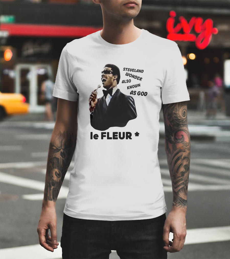 Steveland Wonder Also Known As God Le Fleur T-Shirt