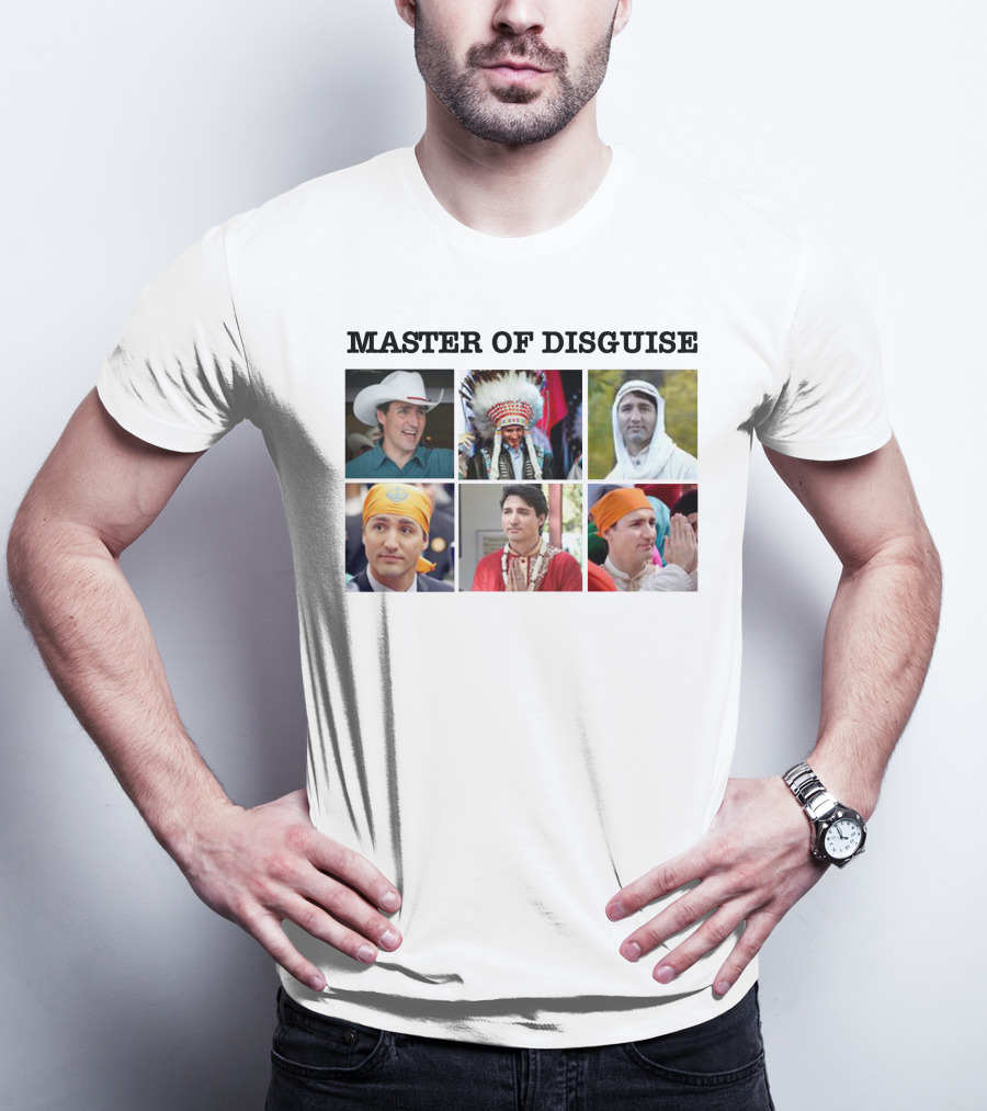 Master Of Disguise Collection Featuring Various Cultural Attire T-Shirt