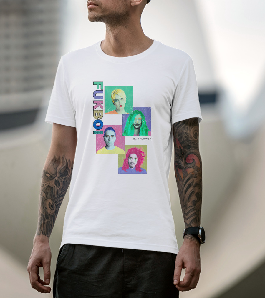 Badflower Fukboi Colorful Portraits T-Shirt
