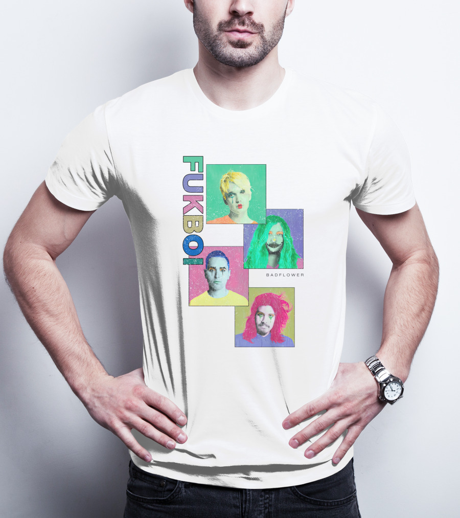 Badflower Fukboi Colorful Portraits T-Shirt