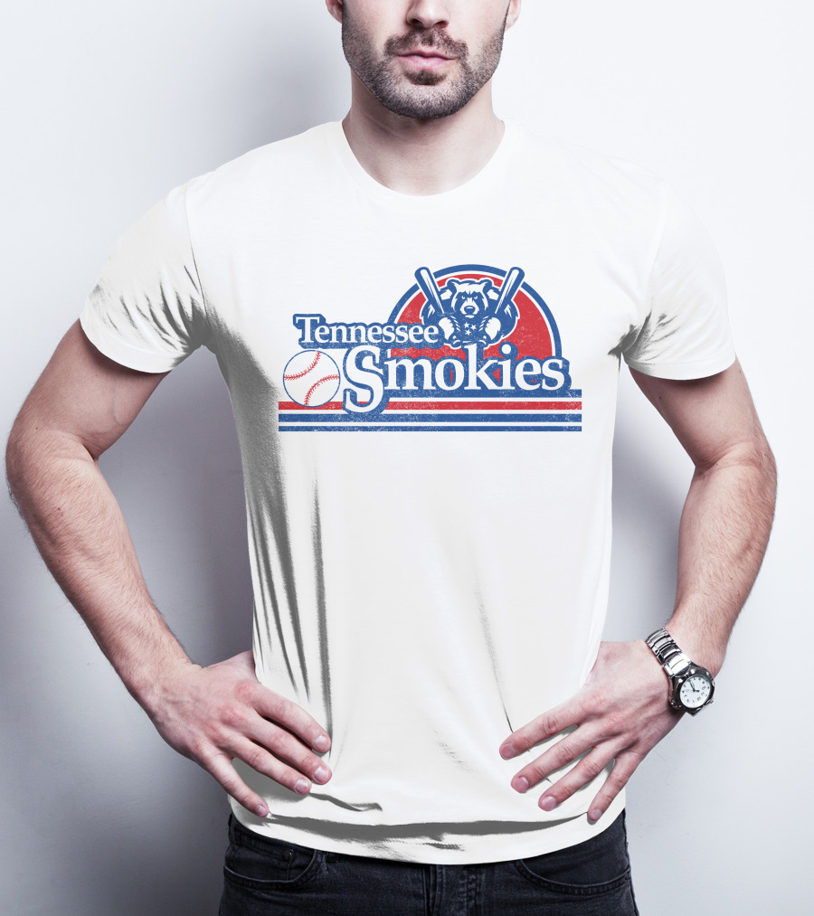 Tennessee Smokies Bear Baseball Retro T-Shirt