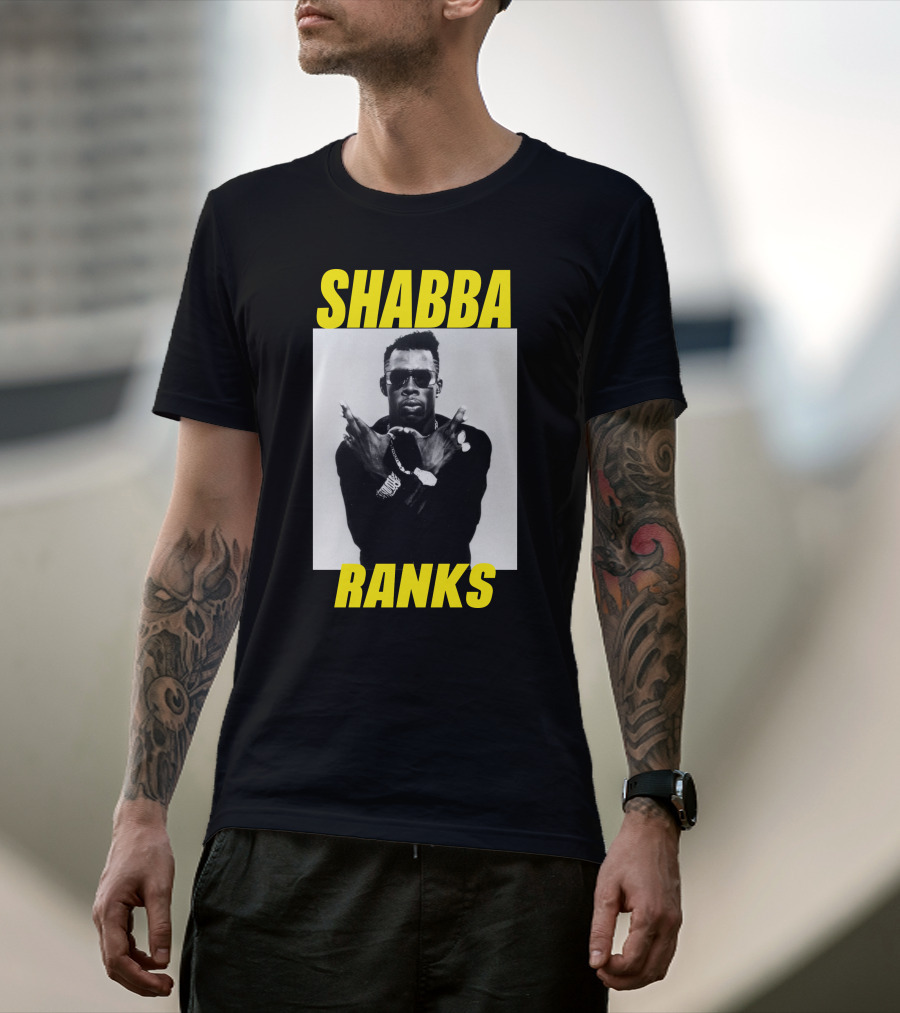 SHABBA RANKS Iconic Crossed Arms Pose T-Shirt
