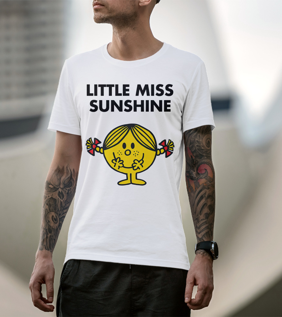 LITTLE MISS SUNSHINE CHARACTER POSES WITH PIGTAILS AND SMILE T-Shirt