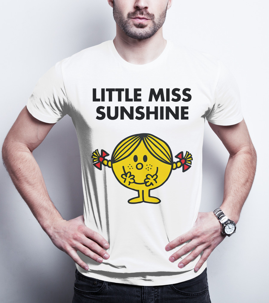 LITTLE MISS SUNSHINE CHARACTER POSES WITH PIGTAILS AND SMILE T-Shirt