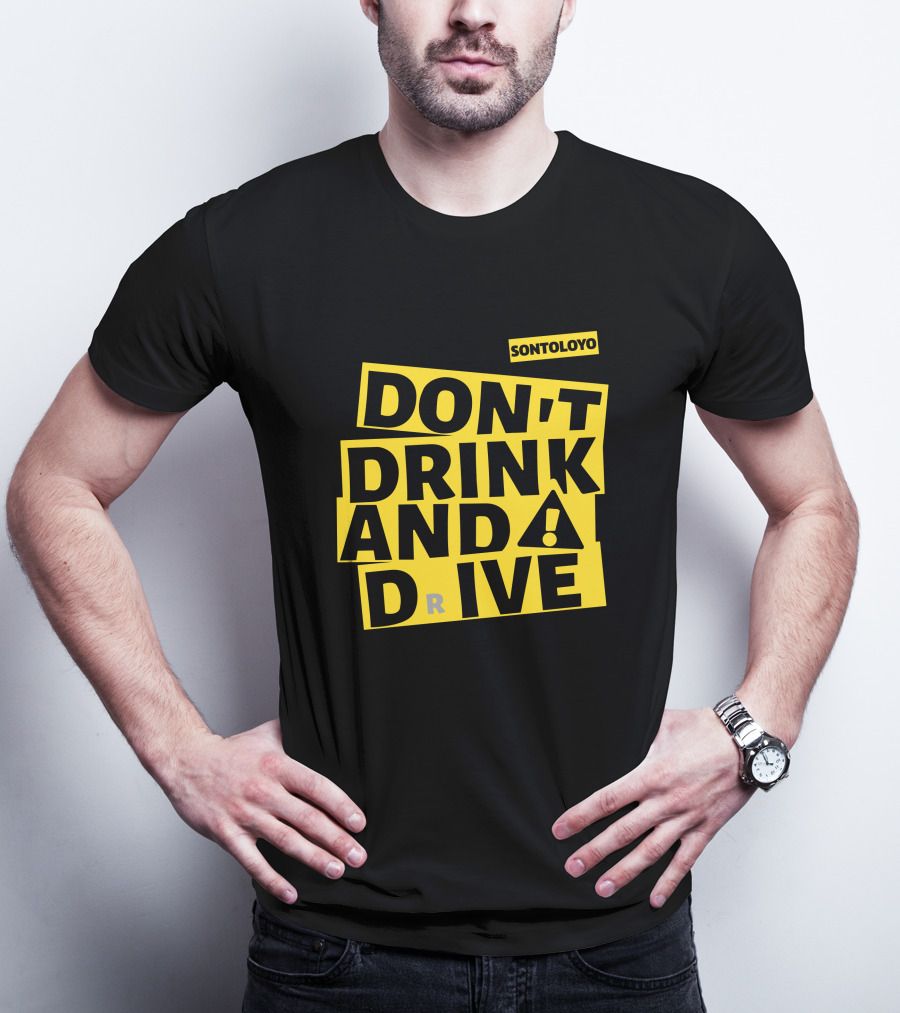 Sontoloyo Don't Drink And Drive Warning T-Shirt