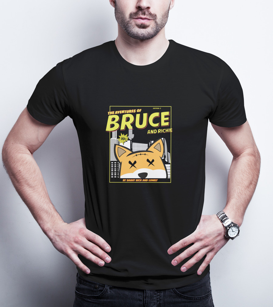 The Aventures Of Bruce And Richie Edition 2 By Dashy Rich And Lonely T-Shirt