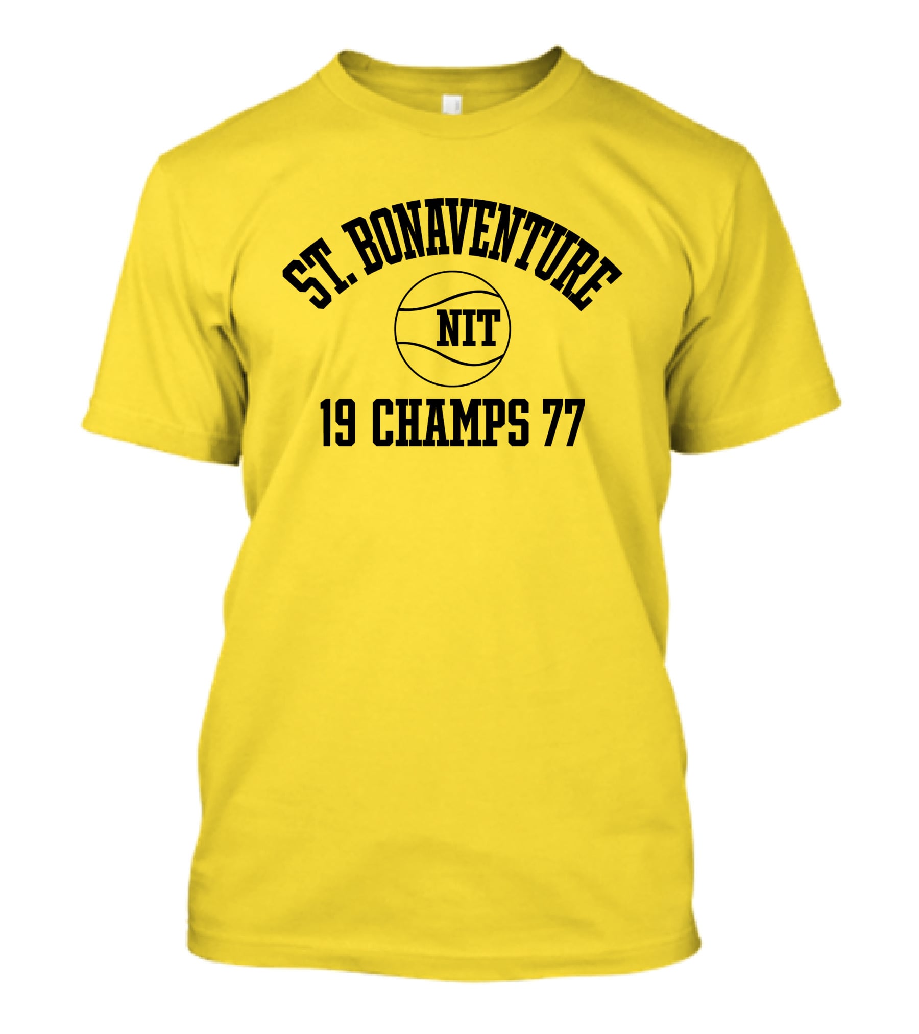 St. Bonaventure NIT 19 Champs 77 Basketball T-Shirt