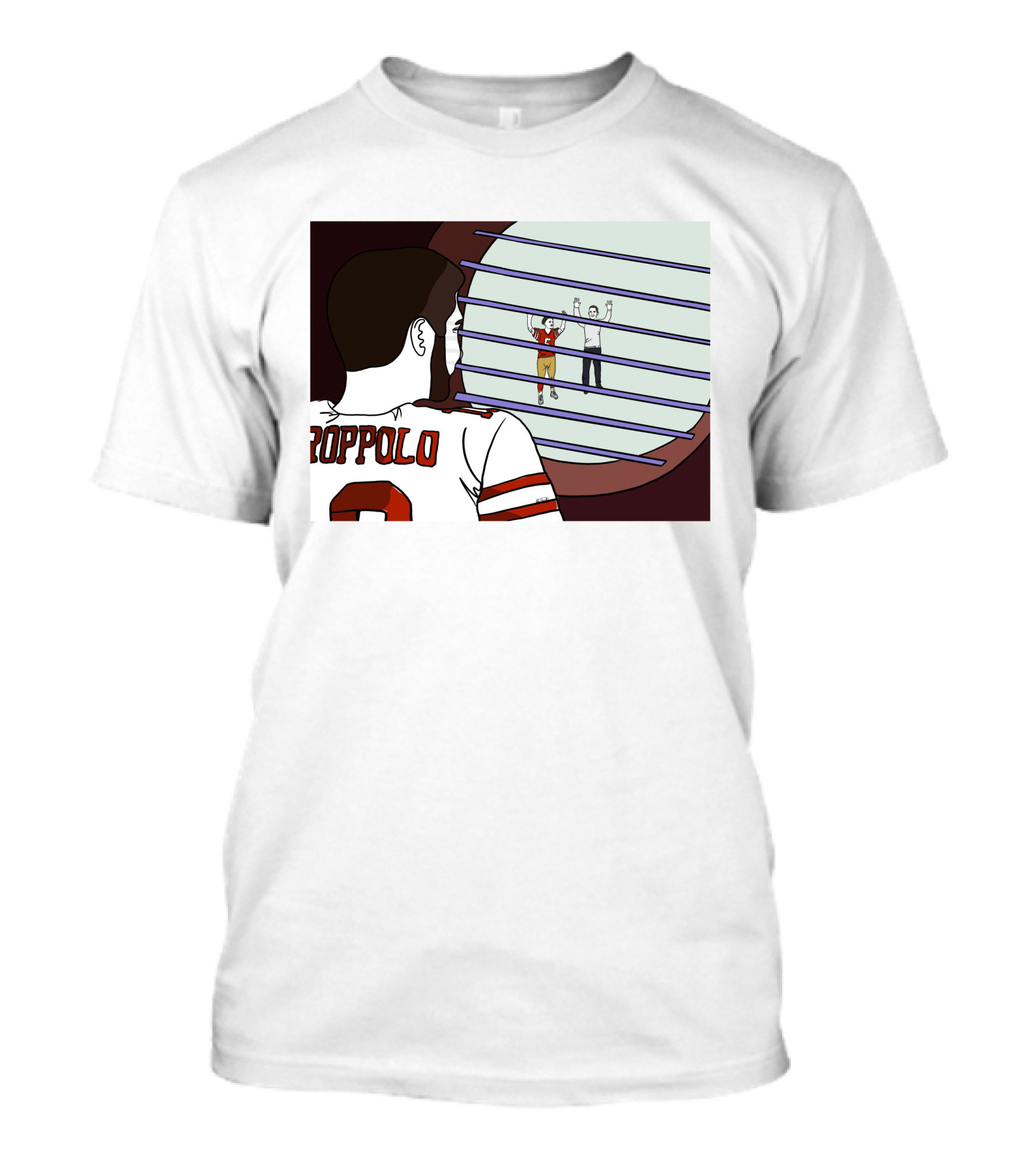 Every Day Until He Gets Traded Day 51 Garoppolo Football Scene T-Shirt