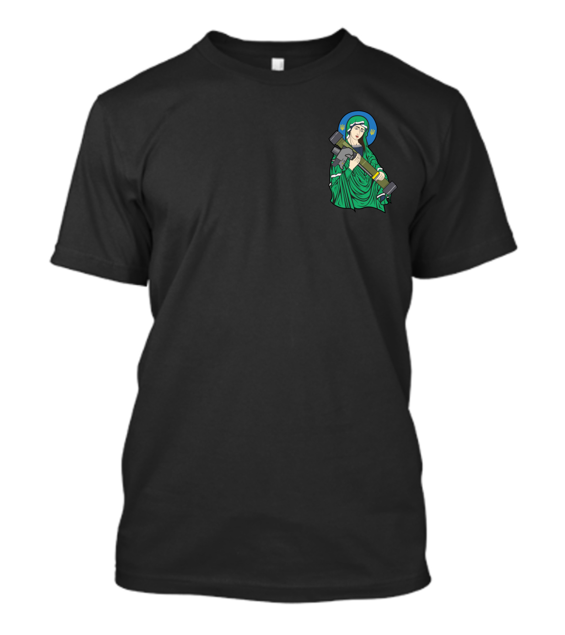 Saint Javelin Iconic Green And Blue Halo With Javelin T-Shirt