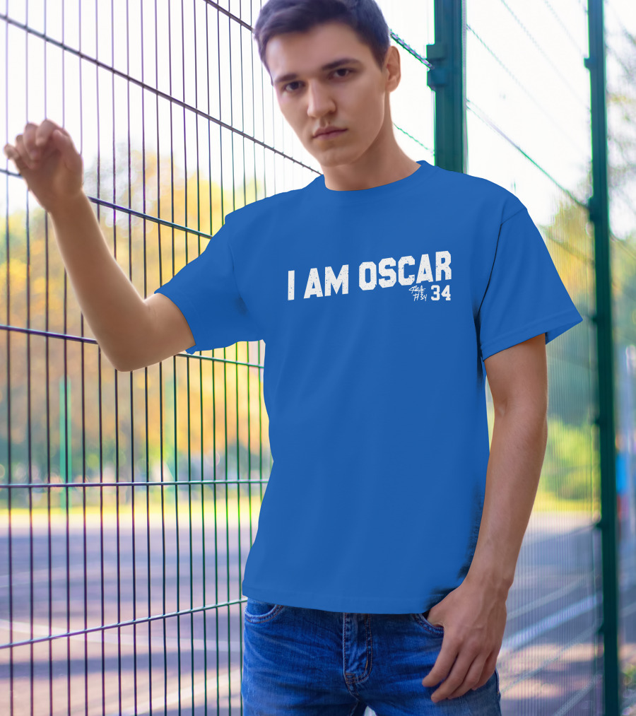 I Am Oscar Ha Se Wo 34 Royal T-Shirt