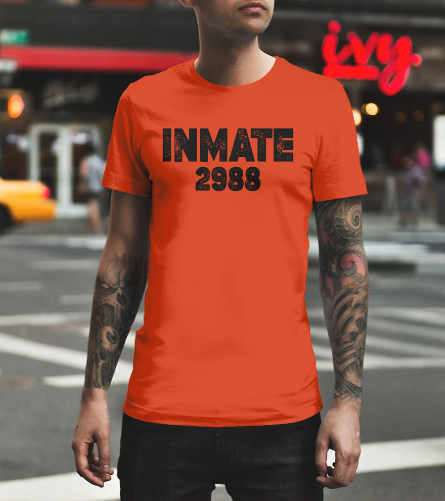 Inmate 2988 Boogie2988 Prison Number T-Shirt