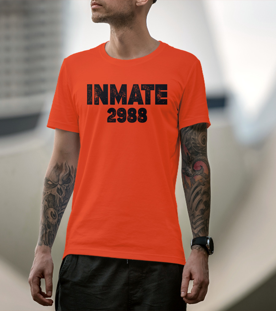 Inmate 2988 Boogie2988 Prison Number T-Shirt