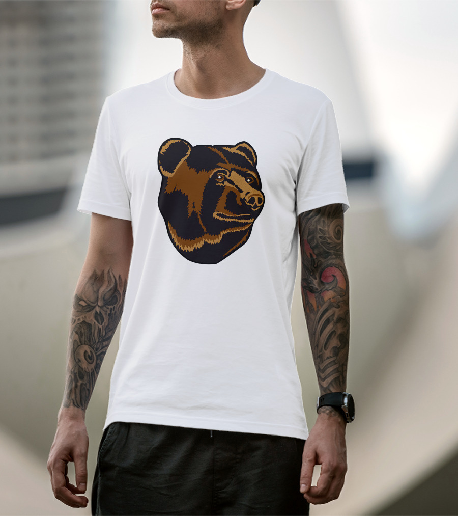 Boston Bruins Bear Head Emblem T-Shirt
