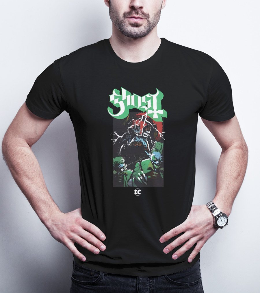 Ghost Batjoker DC Comics Dark Nights Villain Legends T-Shirt