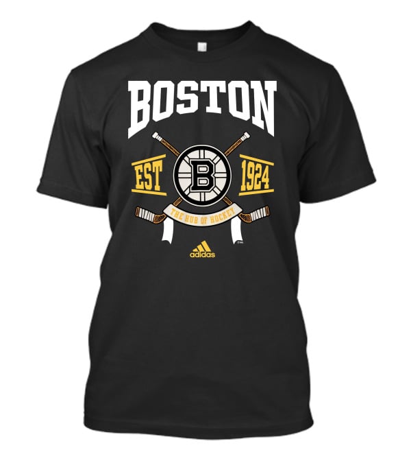 Boston Bruins Boston Est 1924 The Hub Of Hockey T-Shirt