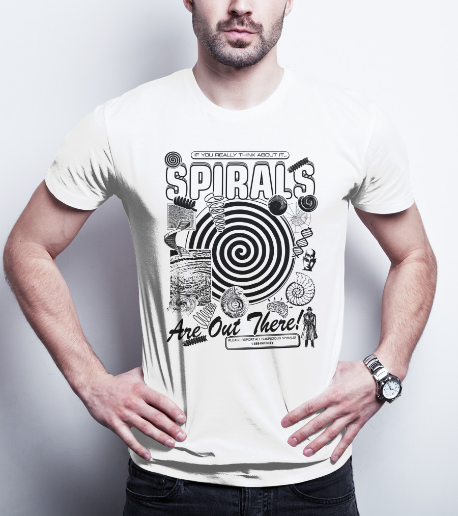 If You Really Think About It Spirals Please Report All Suspicious Spirals 1488-Infinity T-Shirt